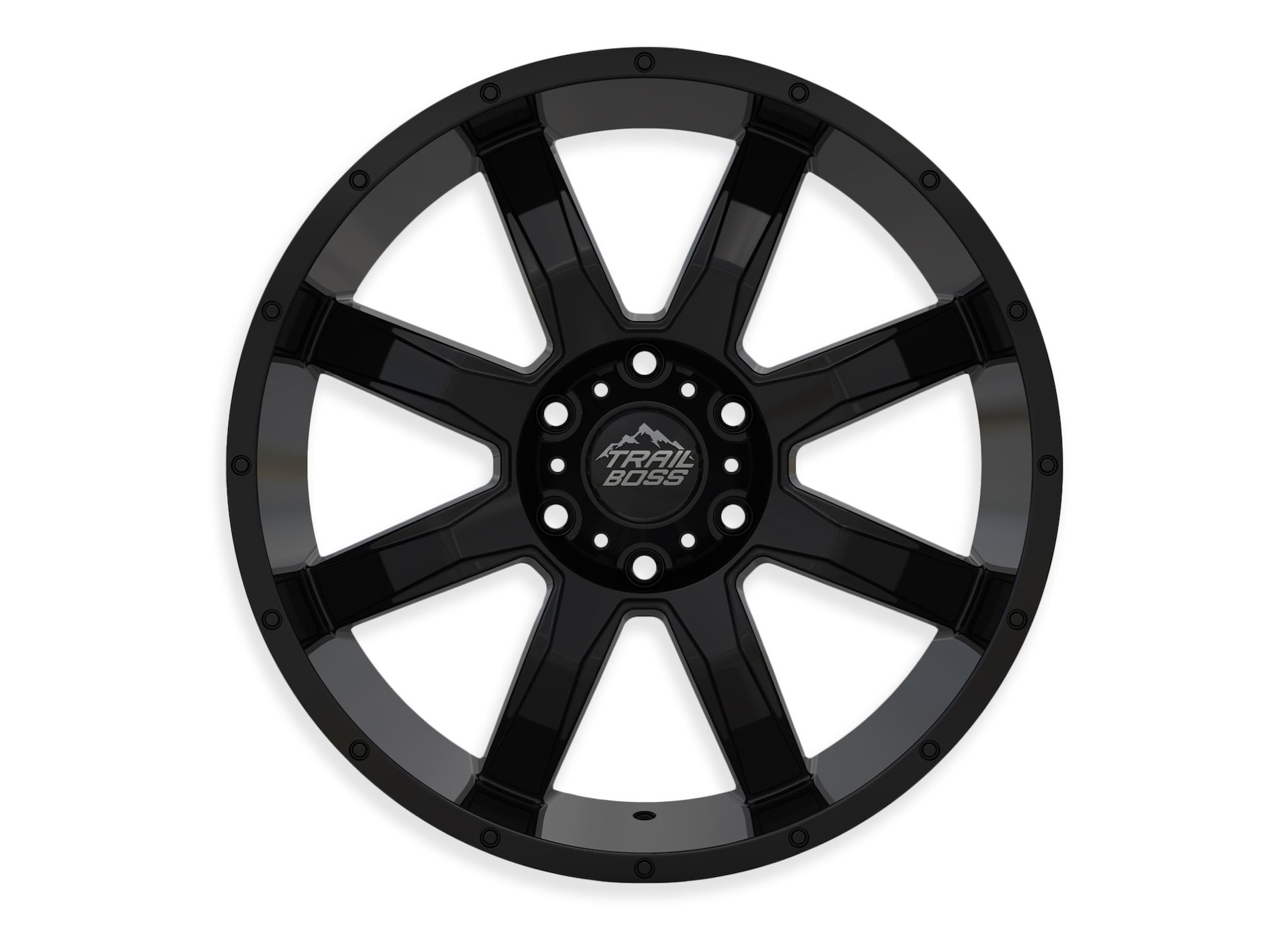 Trail Boss Shadow Truck Alloy Wheel/Rim, Gloss Black | Canadian Tire