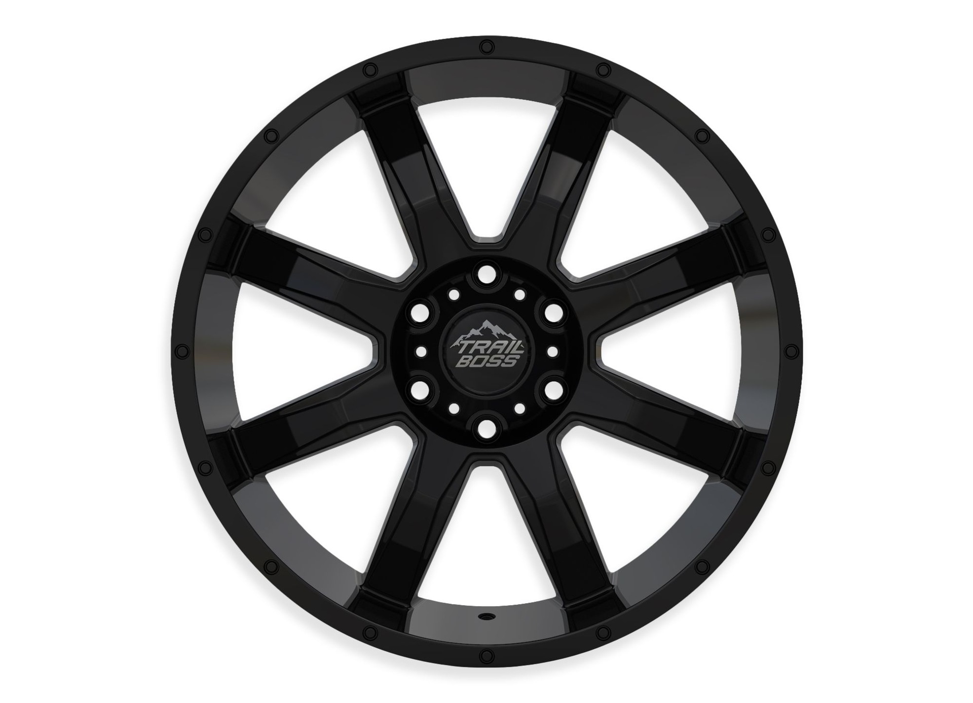 Trail Boss Shadow Truck Alloy Wheel/Rim, Gloss Black | Canadian Tire