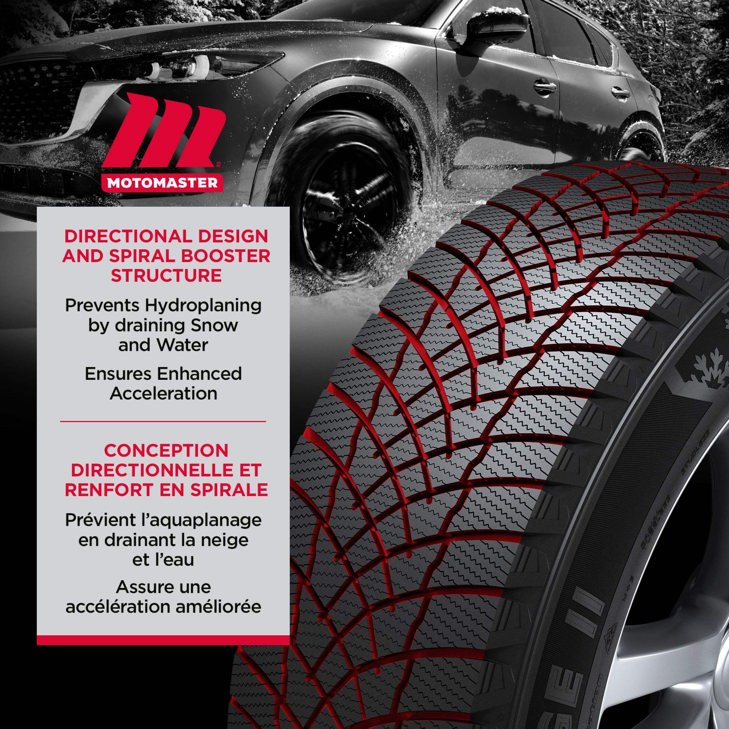 MotoMaster Winter Edge II Tire For Passenger & CUV | Canadian Tire