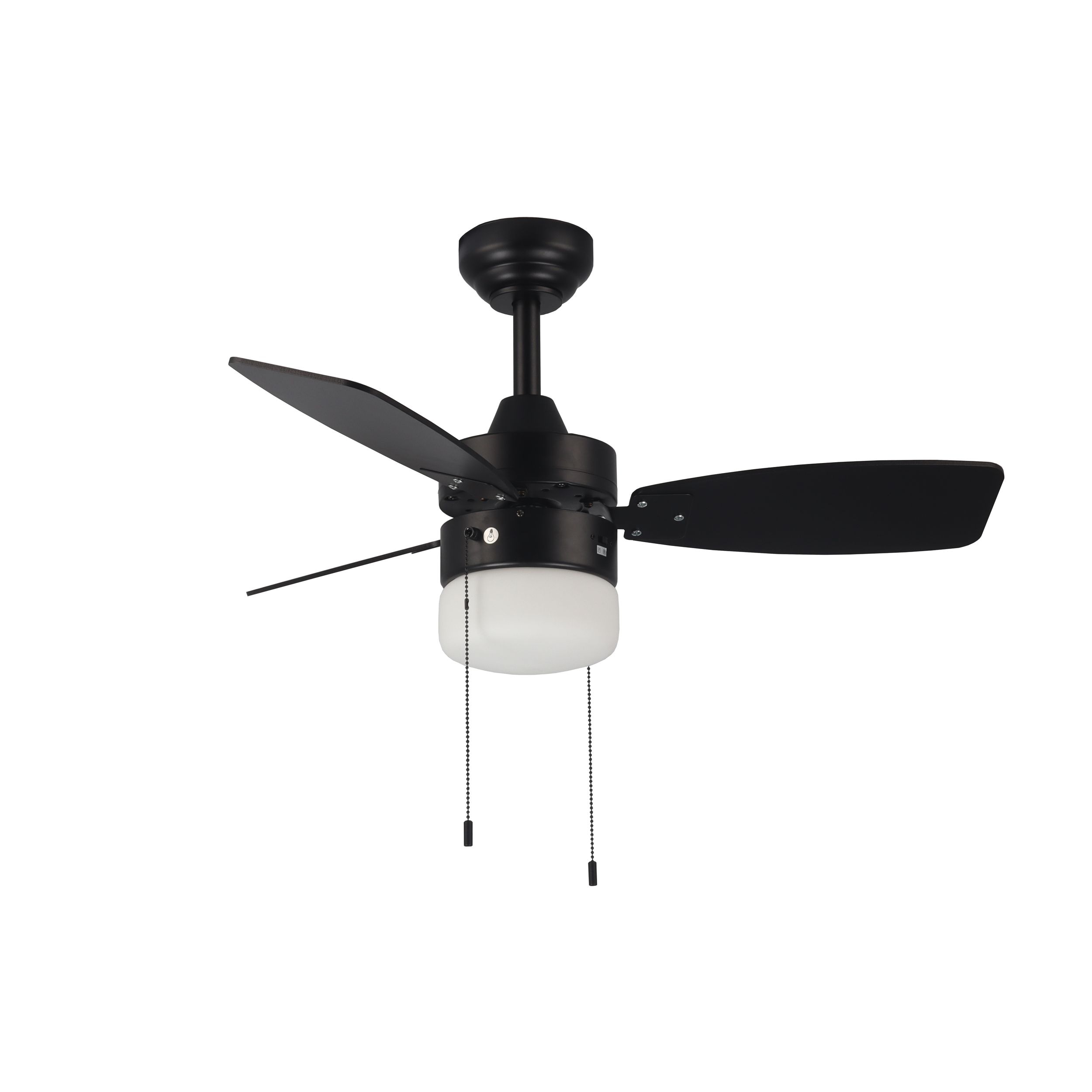 For Living 36" 3-Blade Reversible 3-Speed 3 CCTs Ceiling Fan with Pull ...