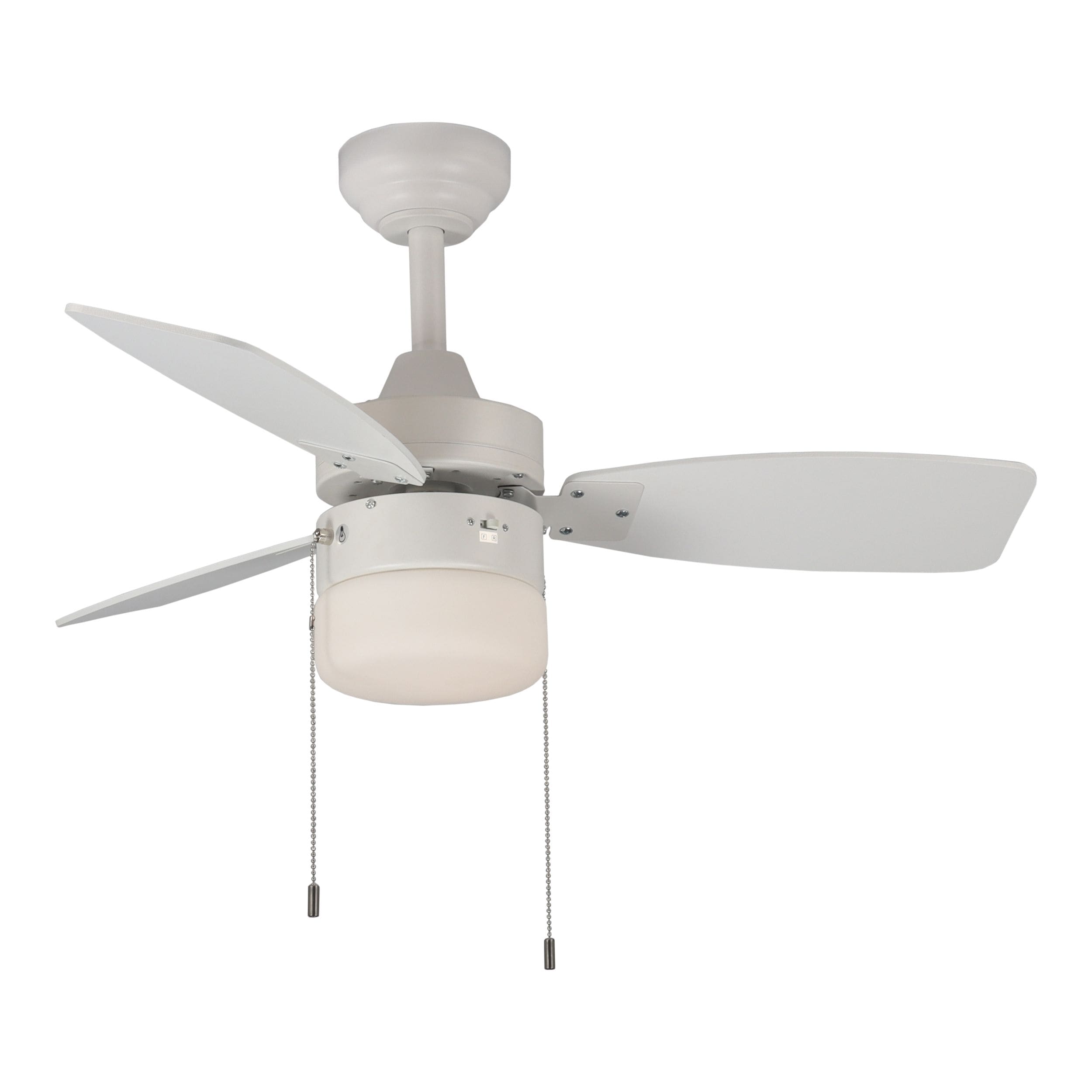 For Living 3-Reversible Blade 3-Speed Integrated LED Ceiling Fan with 3 ...
