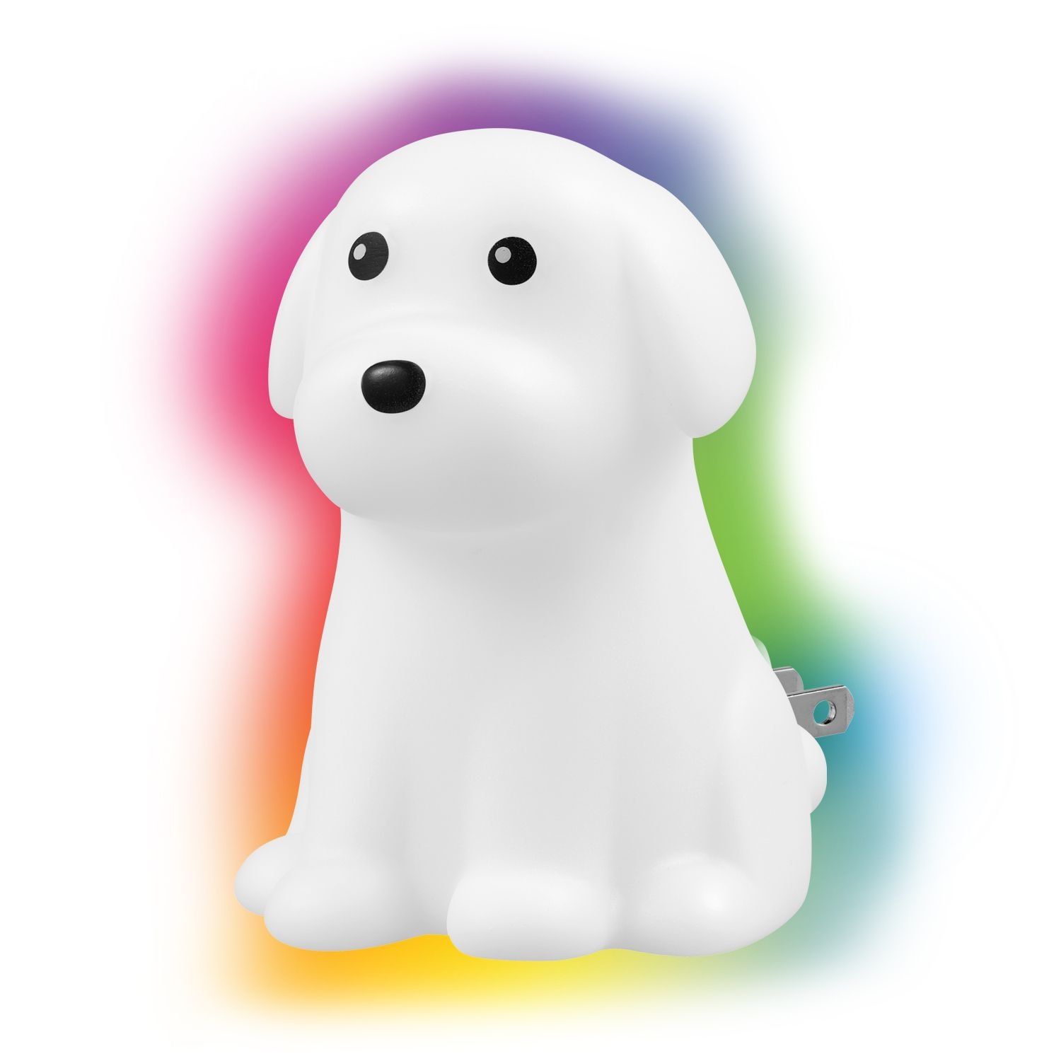 Veilleuse à DEL en chien For Living, couleurs changeantes, crépuscule à ...