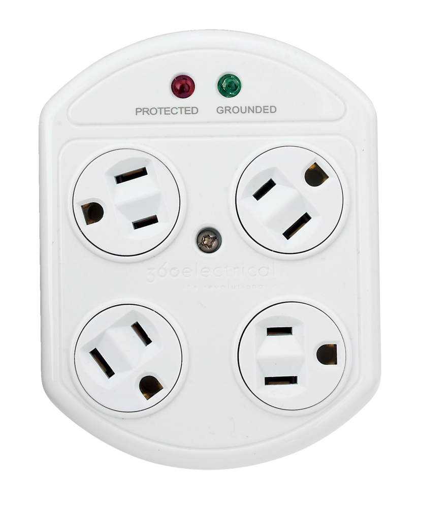 360 Electrical 4 Rotating Outlet Wall Tap | Canadian Tire