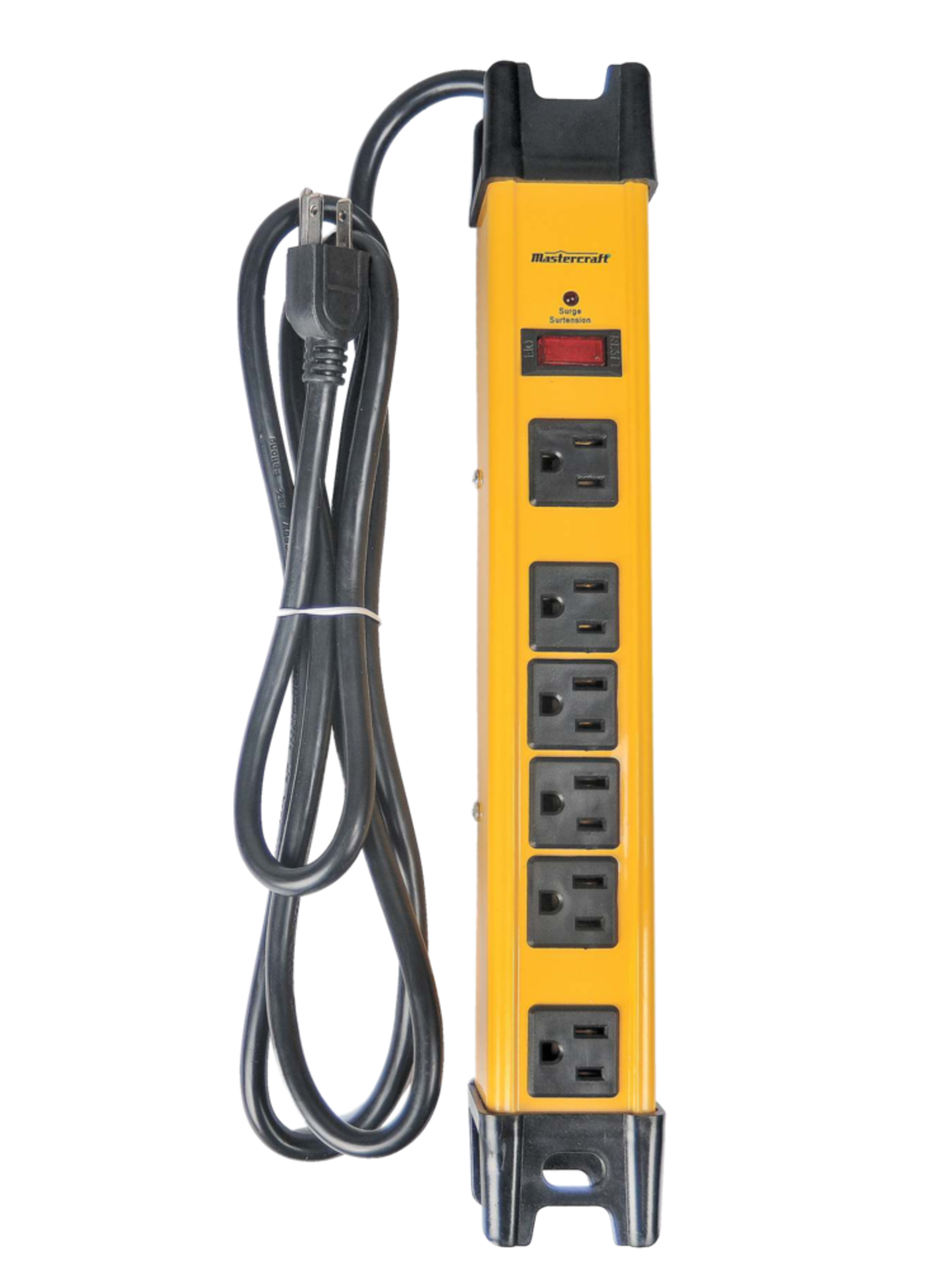 Mastercraft 6-Outlet Power Bar with 6-ft Cord, Circuit Breaker and ...