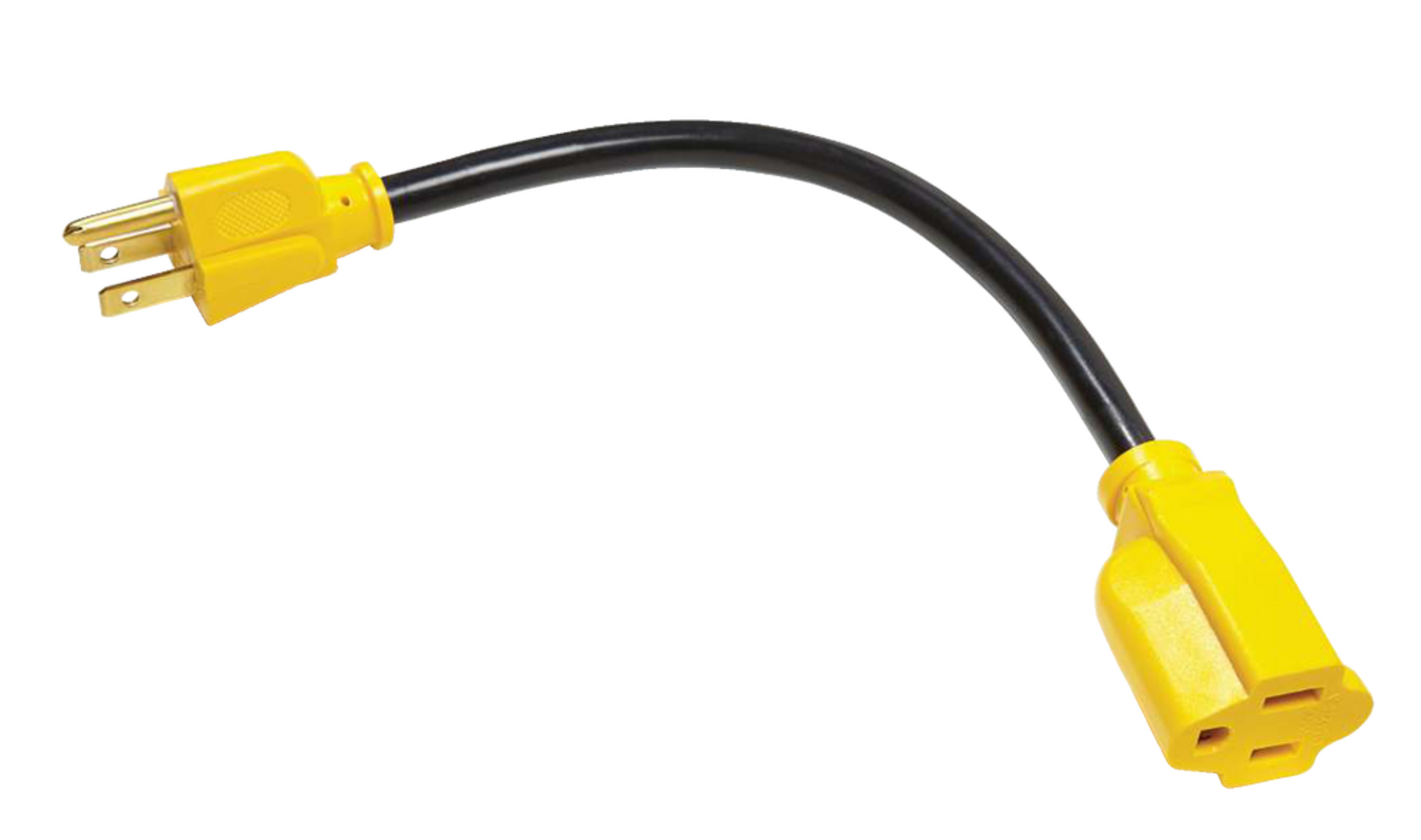 NOMA Extension Cord Adaptor Kit 3-pk, 6 Flexible Grounded Outlets, Y ...