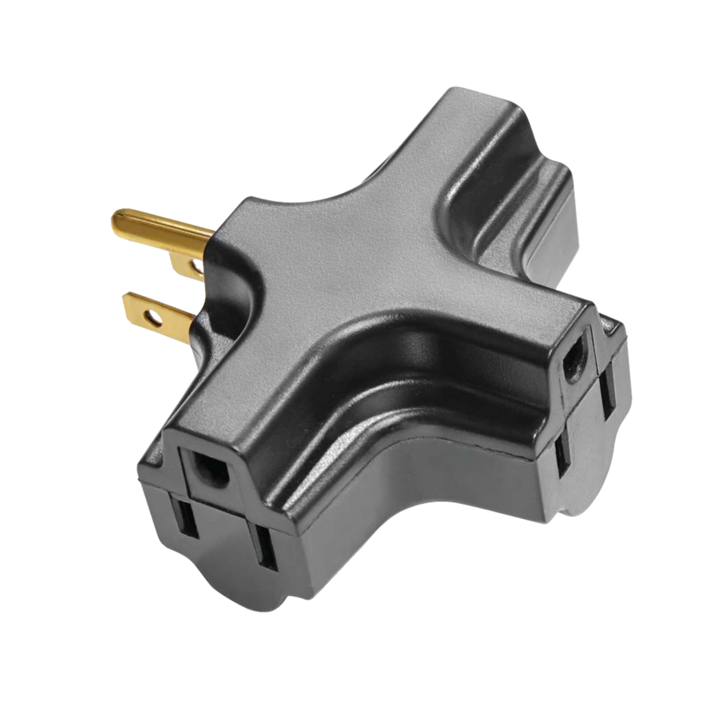 NOMA Extension Cord Adaptor Kit 3-pk, 6 Flexible Grounded Outlets, Y ...