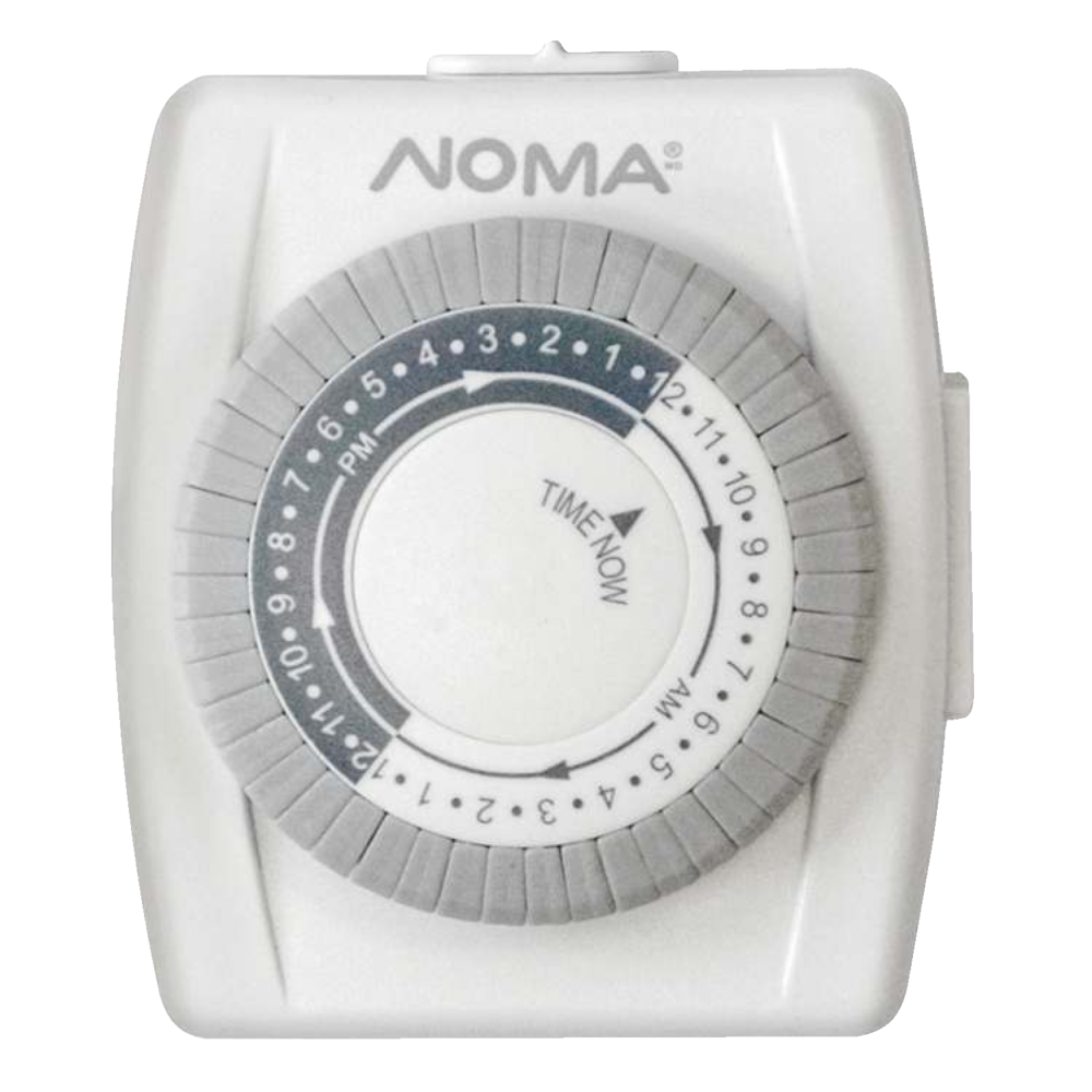 NOMA 24 Hour Indoor Mechanical Timer 48 Programmable Settings 1 NOMA 24 Hour Indoor Mechanical Timer 48 Programmable Settings 1