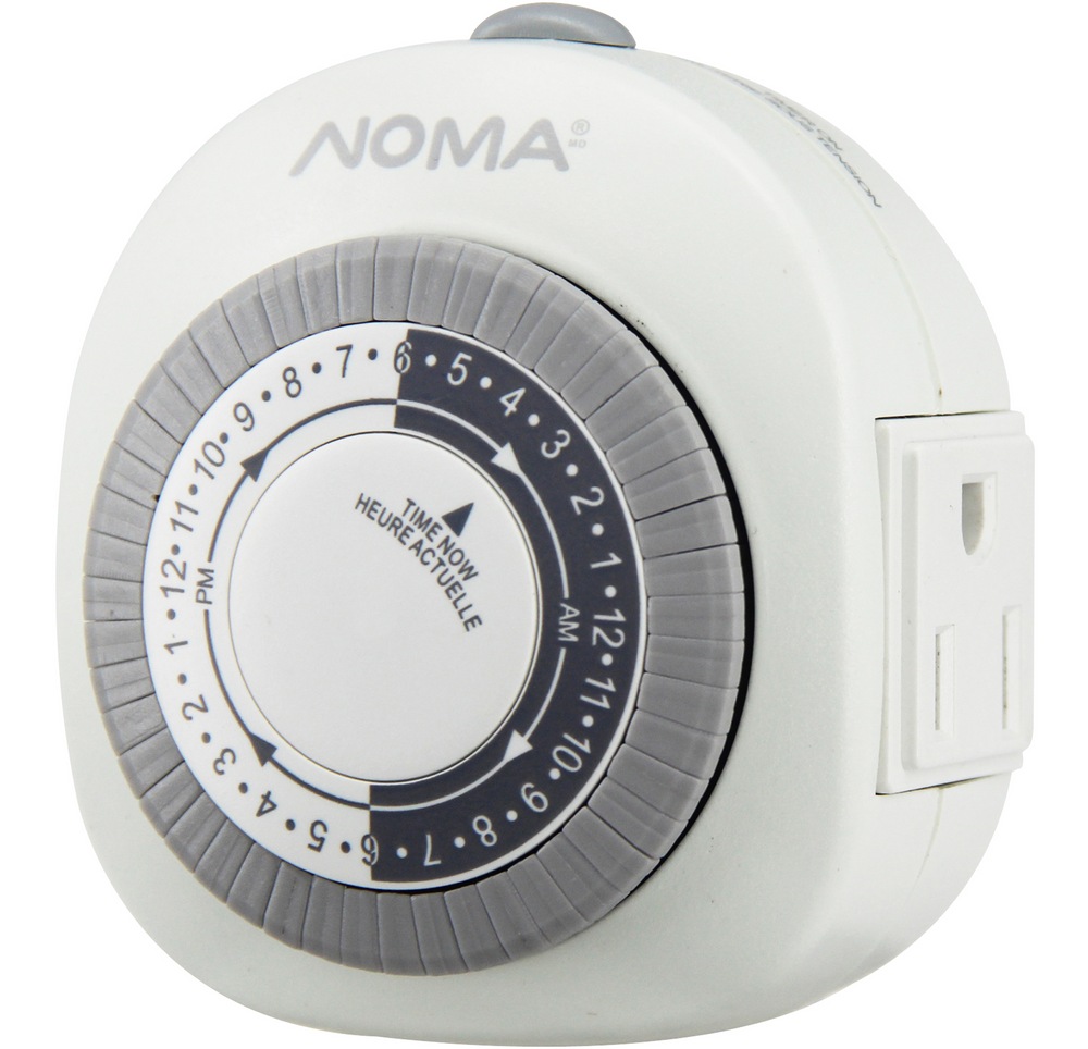 NOMA 24 Hour Indoor Mechanical Timer 48 Programmable Settings 1