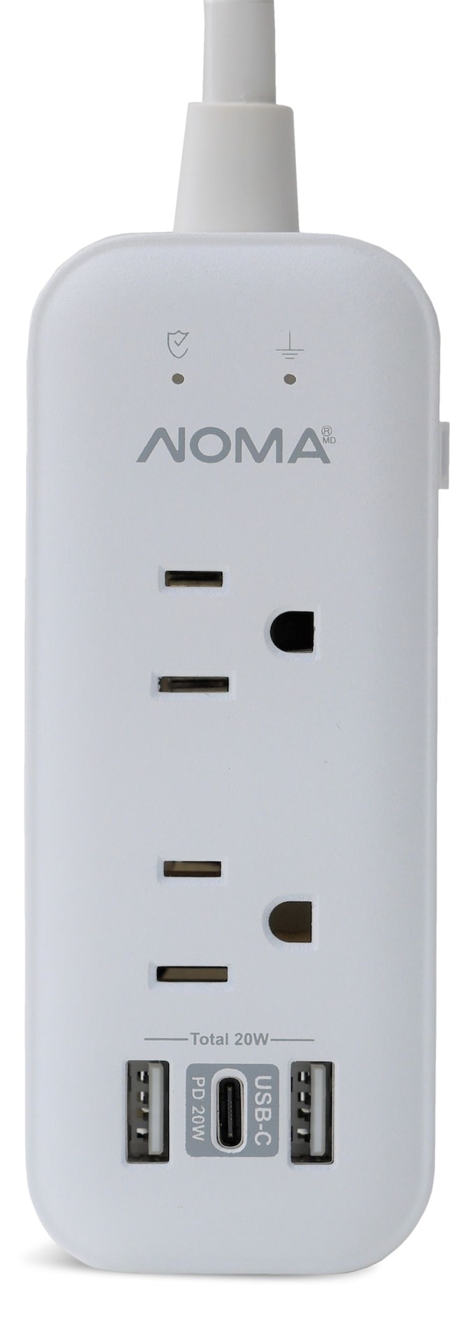NOMA 4-Outlet Power Bar with 2 USB/USB-C Charging Ports | Canadian Tire