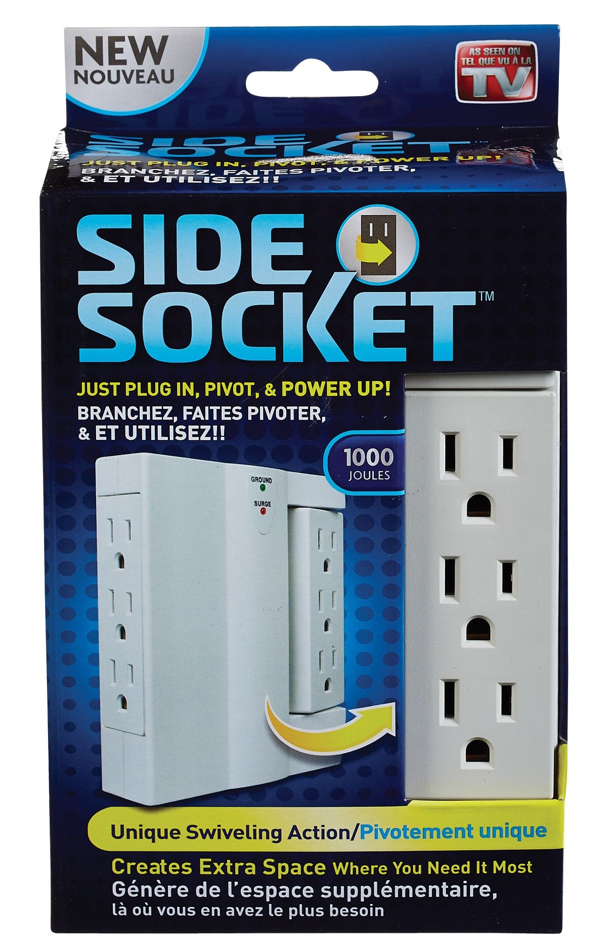 As Seen On TV Side Socket 6-Outlet Wall Tap | Canadian Tire