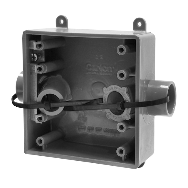 Leviton Weatherproof FSC PVC 2-Gang Device Box, ¾-in | Canadian Tire