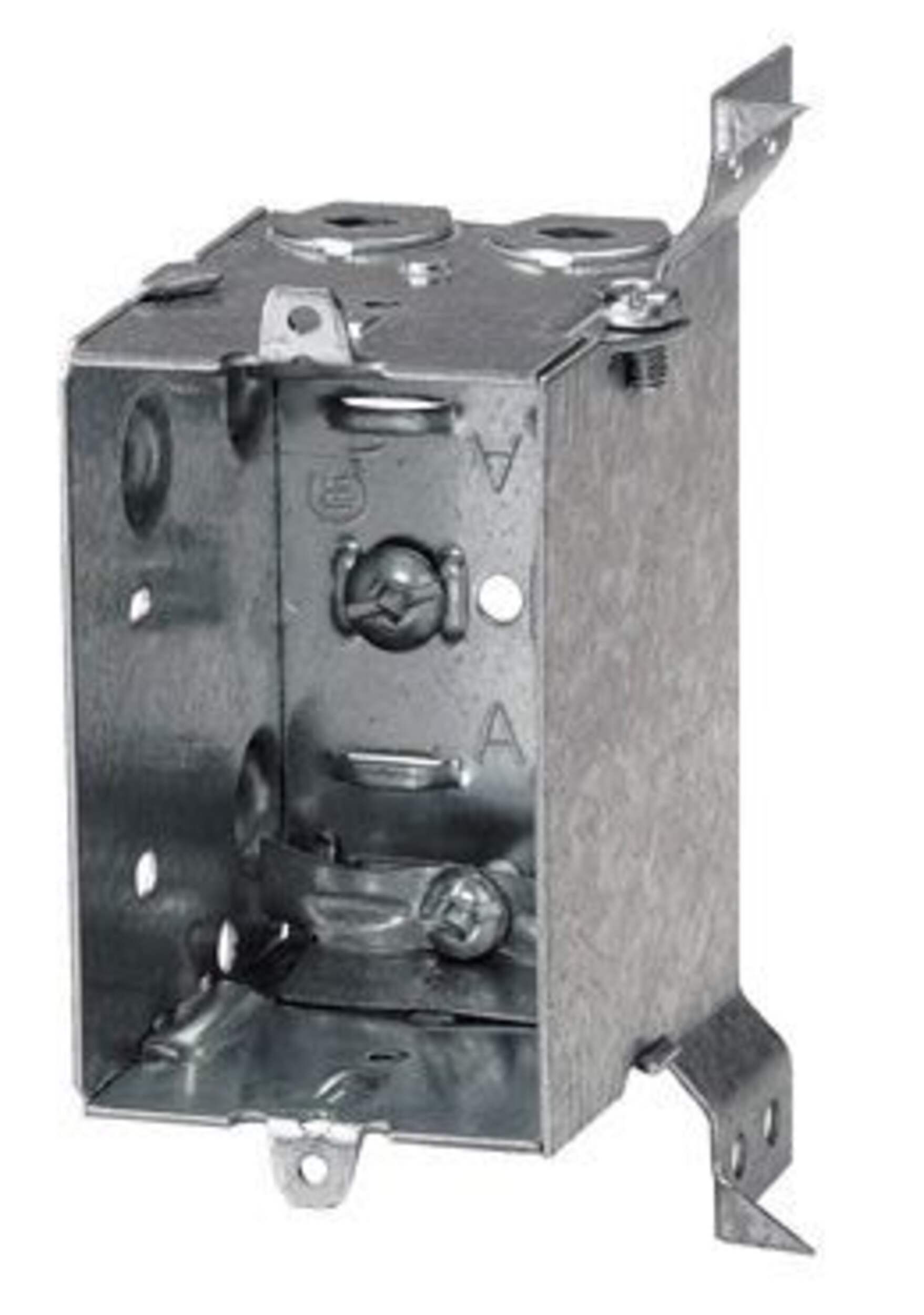 Hubbell 1104LBUBAR Device Box includes Side Bracket with Nailing Style ...