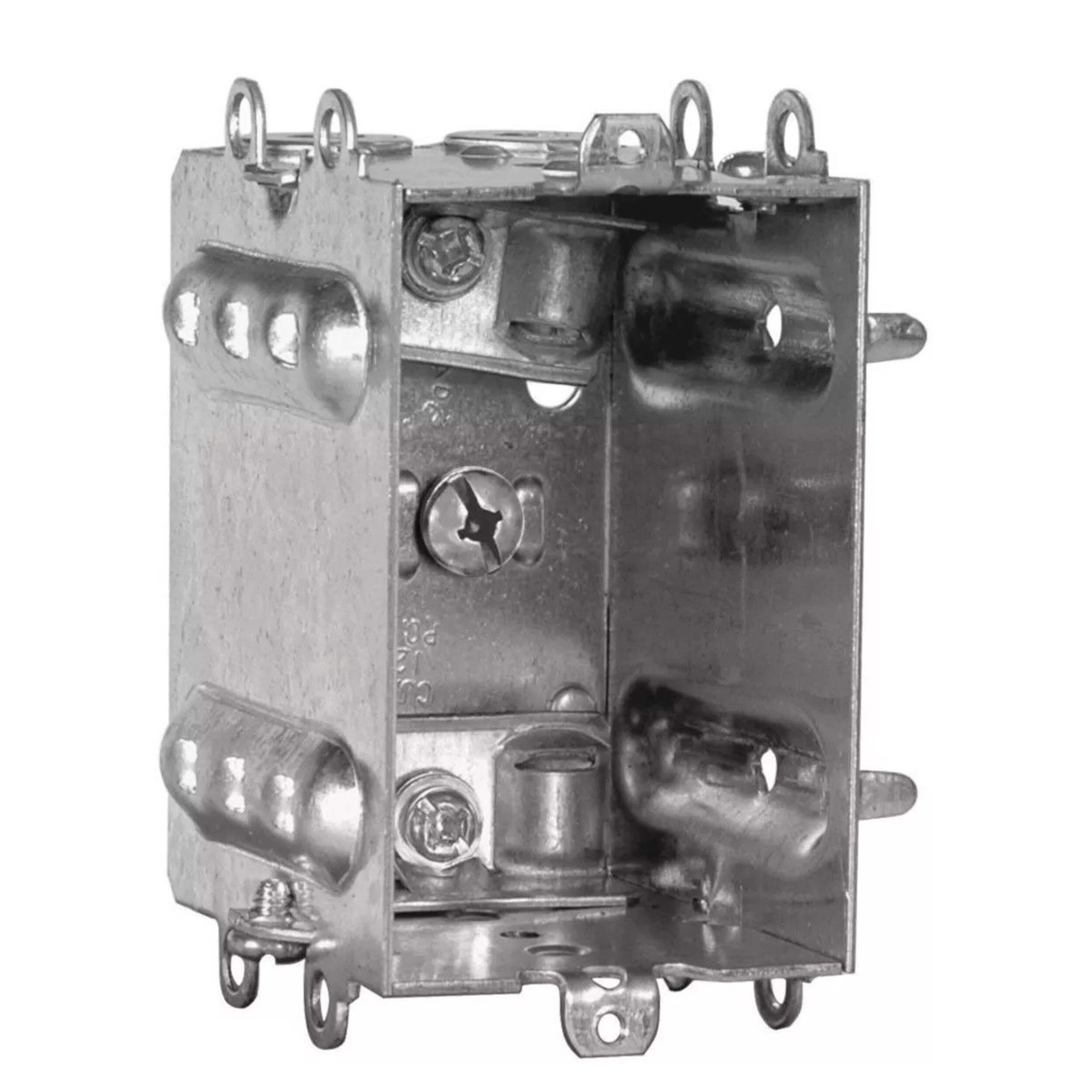 Hubbell 1104LHUVP6 1 Gang Device Box, Raised Ground Screw, Cable ...