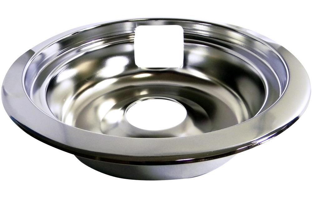 Laser 62469 Universal Stove Drip Pan with Trim Ring, Bright Chrome, 6 ...