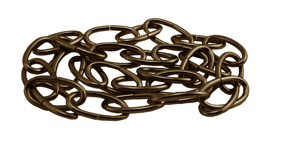 Atron Electro Industries LA732 Heavy-Duty Brass Chain, 8-Gague, Antique ...