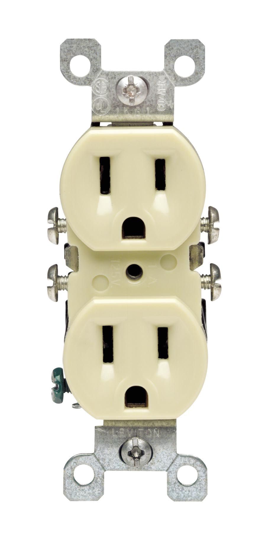 Plaque d’interrupteur double CO/ALR de Leviton (cuivre/aluminium ...