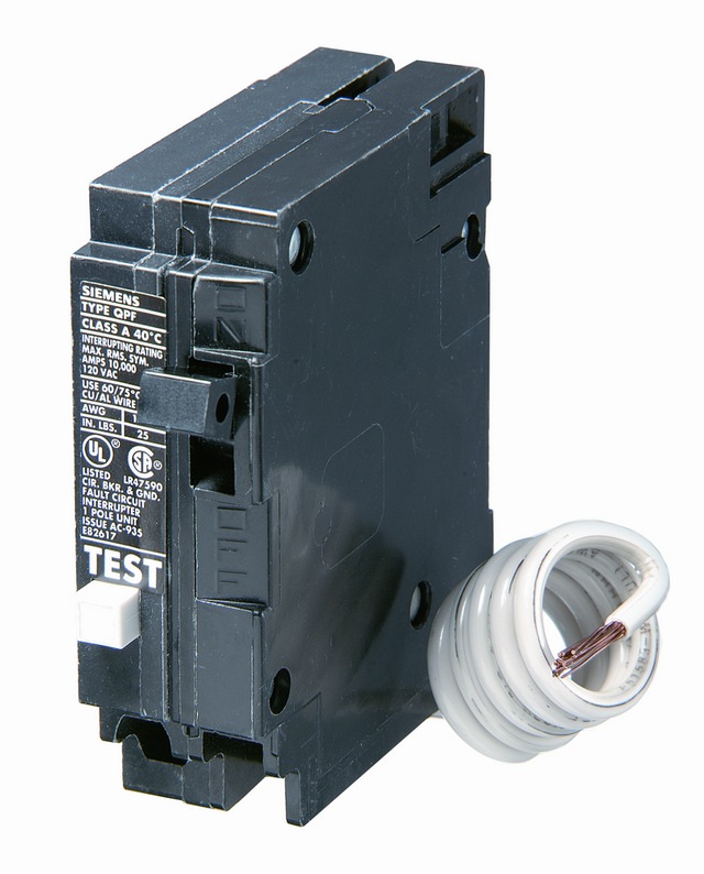 SIEMENS QF115A Ground Fault GFCI Type QFP Circuit Breaker, Black, 15A ...