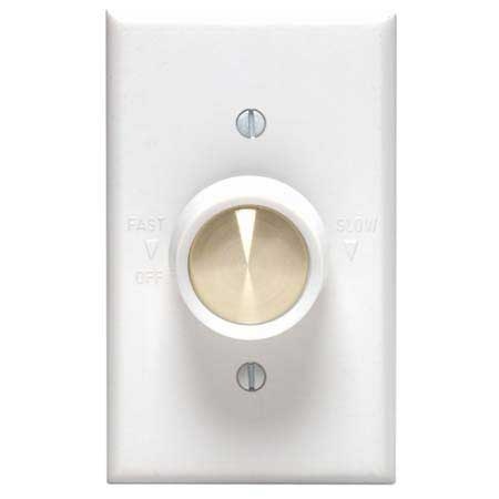 Leviton 06616-732 Trimatron Rotary Fan Speed Control with Three Pre-set ...