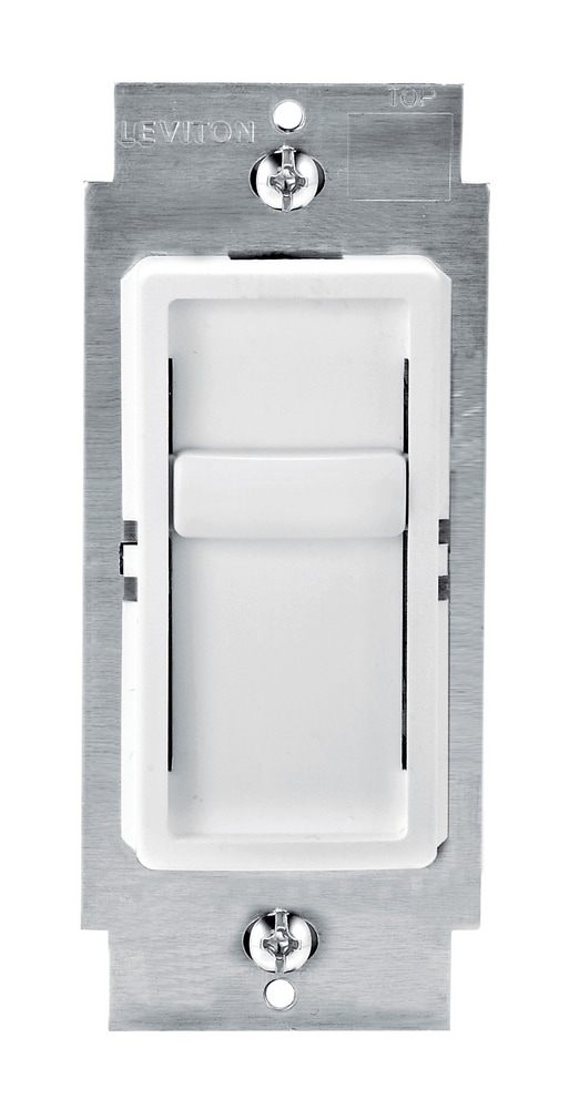Leviton 06672-742 Decora SureSlide Universal Slide Dimmer, 600W ...