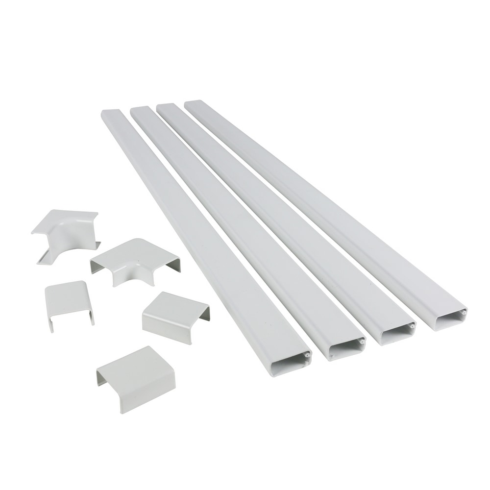 Wiremold WMC332 CordMate III Cable Management Kit, Paintable, White ...