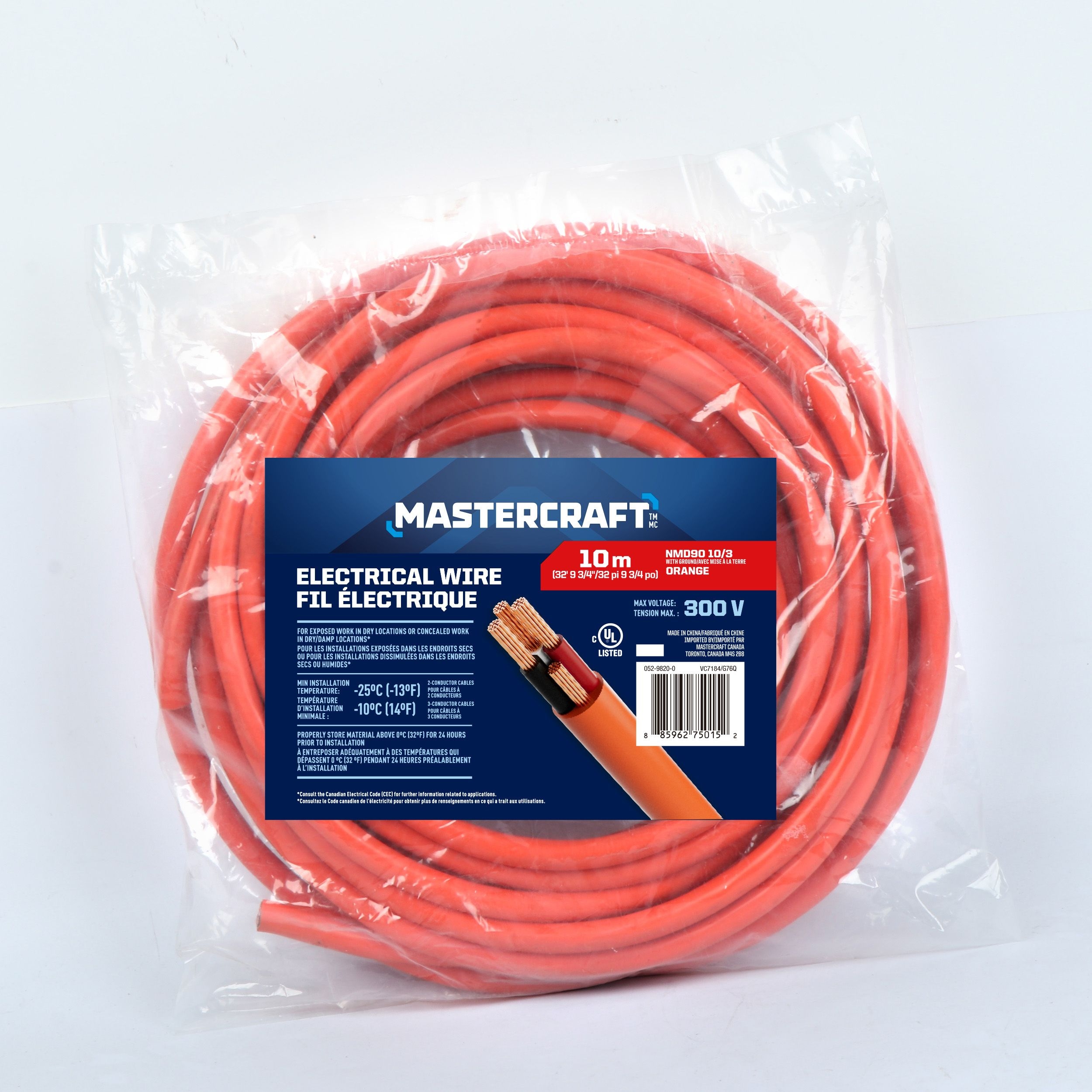 Câble électrique avec fil de cuivre Southwire Romex SIMpull NMD90, 10-3 ...