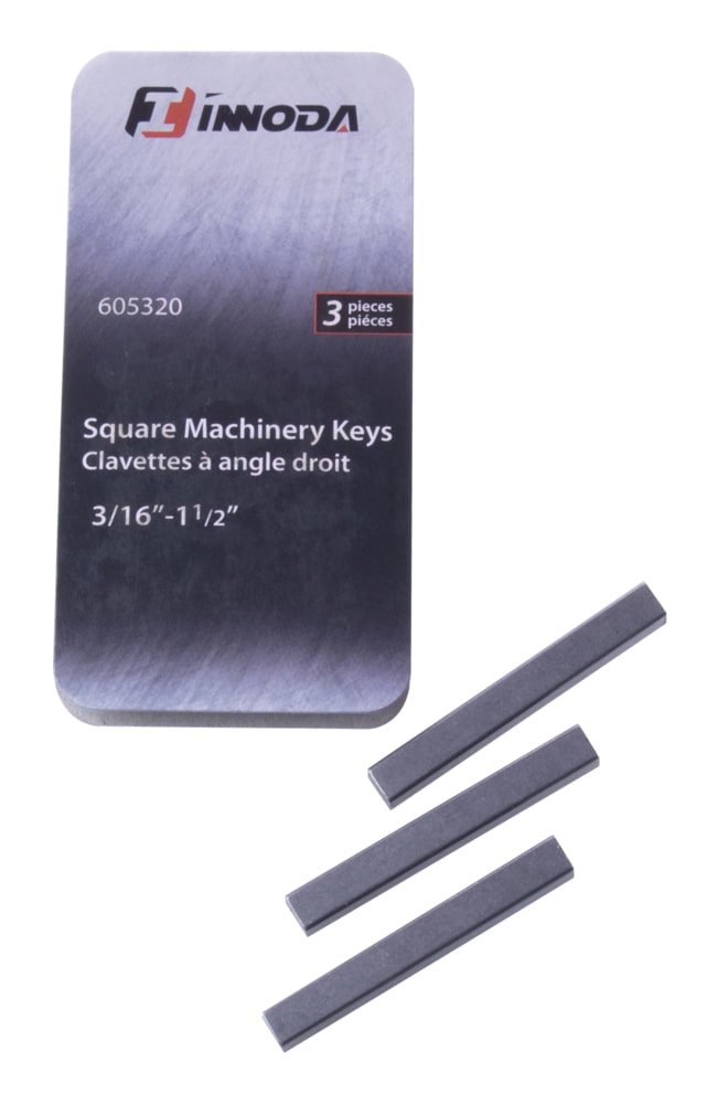Innoda Square Machine Keys, Carbon Steel, 3/16-in, 3-pk | Canadian Tire