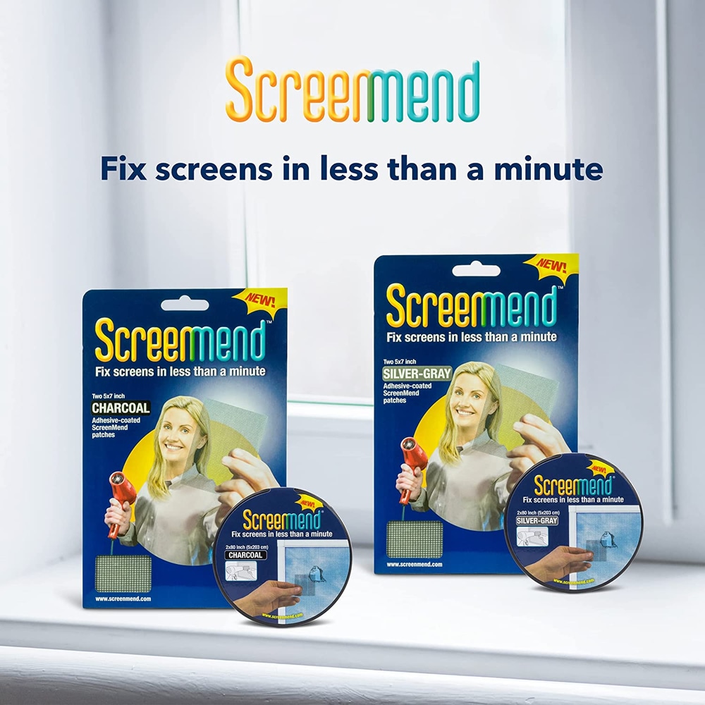 Screenmend Adhesive Coated Screen Repair Patches, Assorted Colours, 2 ...
