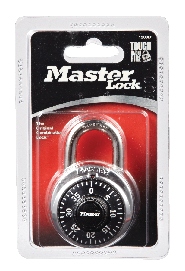 Master Lock 48mm-Wide Preset Numeric-Combination Dial Padlock, Silver | Canadian Tire