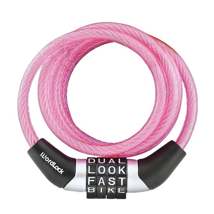 Wordlock 6mm-Wide Resettable-Combination 4-Dial Mini Cable Lock ...