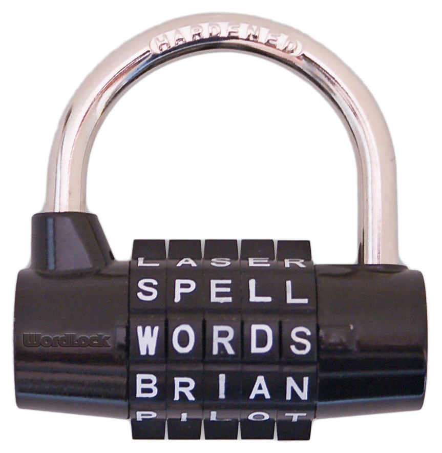 Wordlock Five-Dial Padlock | Canadian Tire