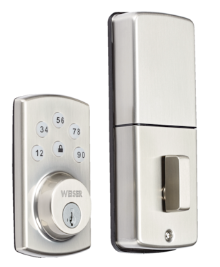 Weiser Powerbolt 2 Electronic Motorized Deadbolt Door Lock, Assorted ...