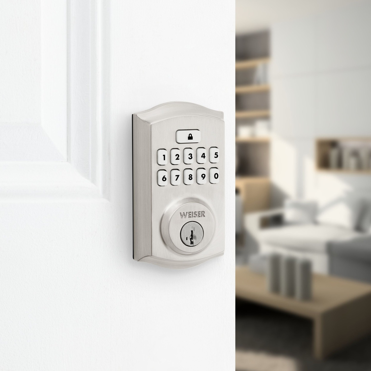 Weiser Smartcode Traditional Keypad Electronic Deadbolt Door Lock ... Weiser Smartcode Traditional Keypad Electronic Deadbolt Door Lock ...