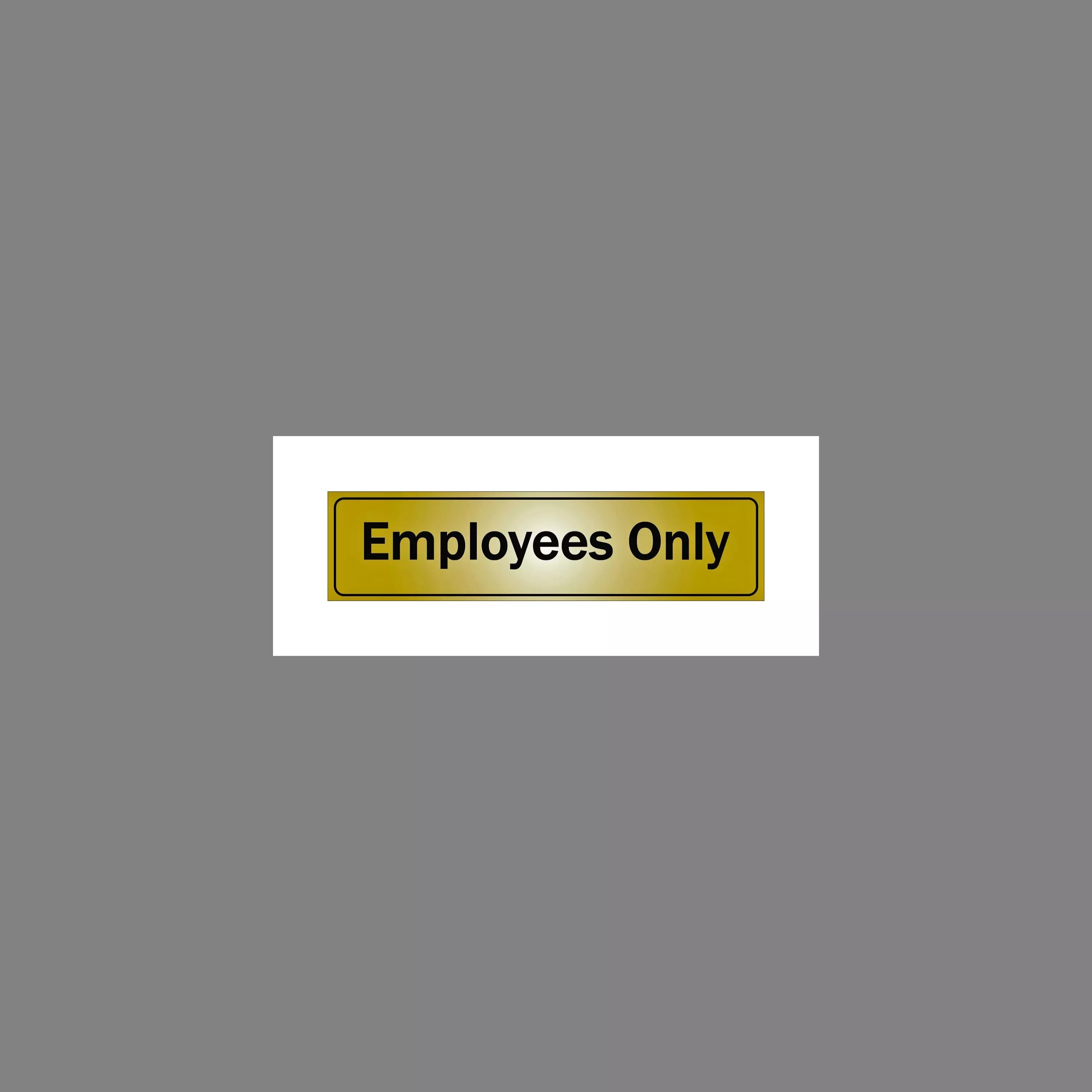 Employees Only' Sign, 2-in x 8-in | Canadian Tire