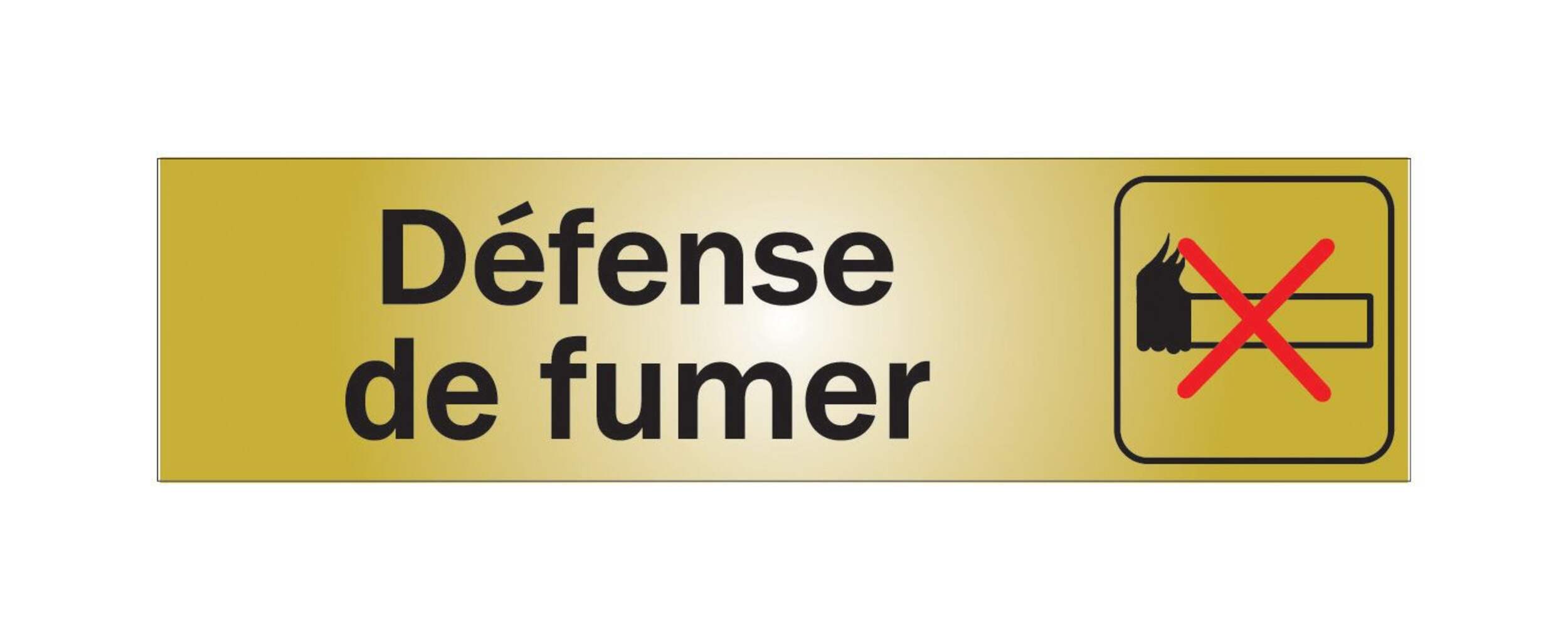 Affiche Def De Fumer, 2 x 8 po | Canadian Tire