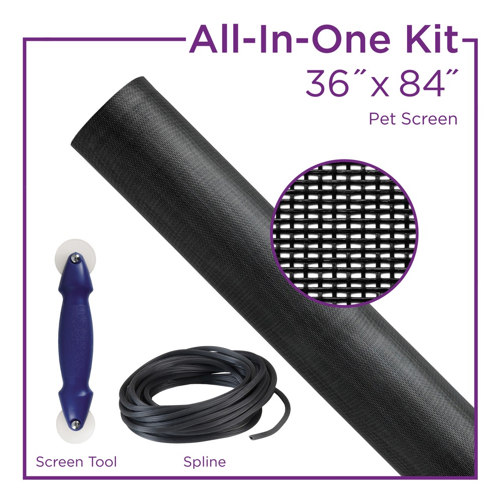 Adfors Saint-Gobain All-in-1 Pet Resistant Screen Replacement Repair ...