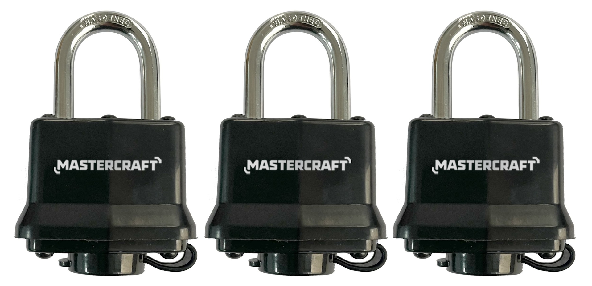 Mastercraft Laminated Steel Weatherproof Padlock, 3-pc | Canadian Tire