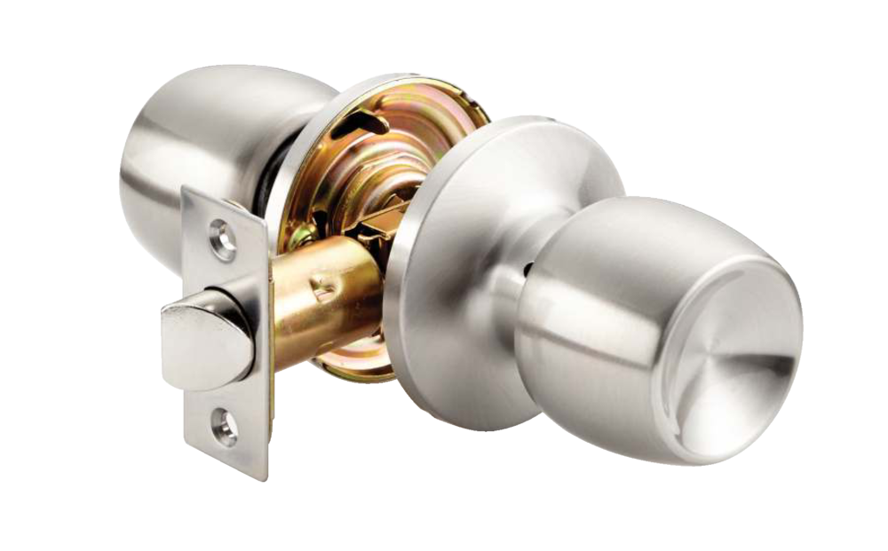 Garrison Devon Passage Tulip Door Lever Handle Set, Satin Nickel ...