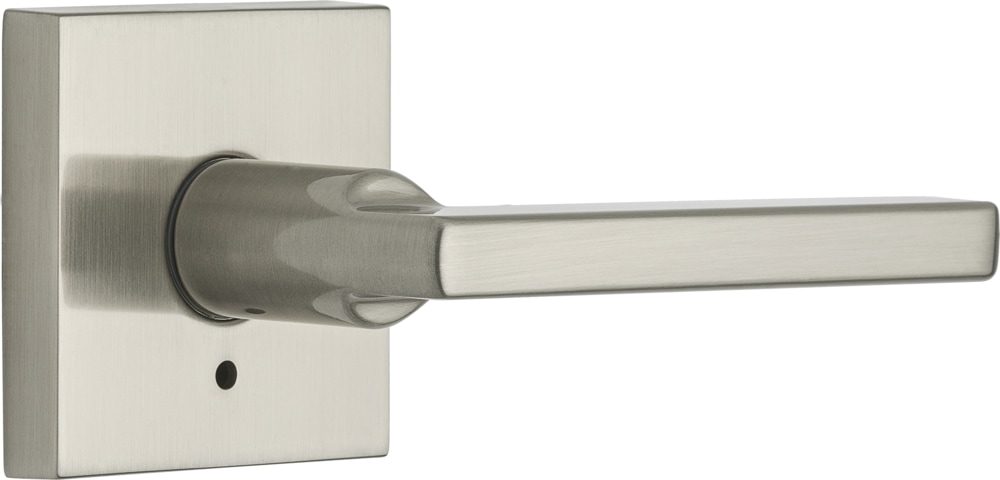 Weiser Halifax Privacy Door Lever Lock Set, Satin Nickel | Canadian Tire