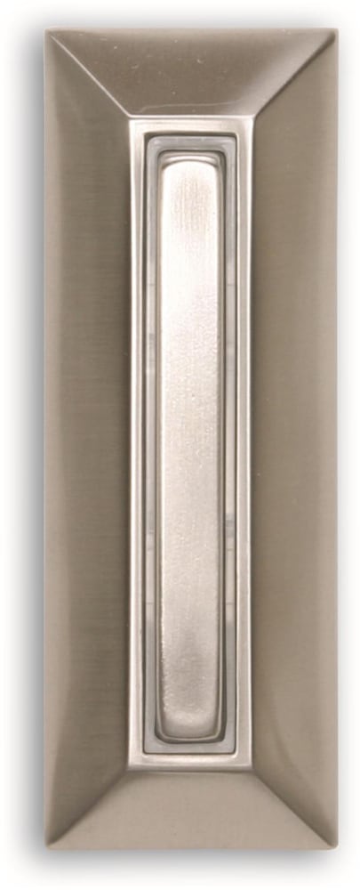 HeathZenith Plastic Wired Door Chime Button, Satin Nickel | Canadian Tire