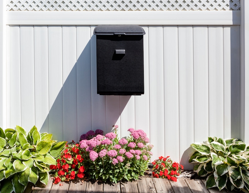 Dancy Weatherproof Wall-Mount Locking Parcel Box, Black | Canadian Tire