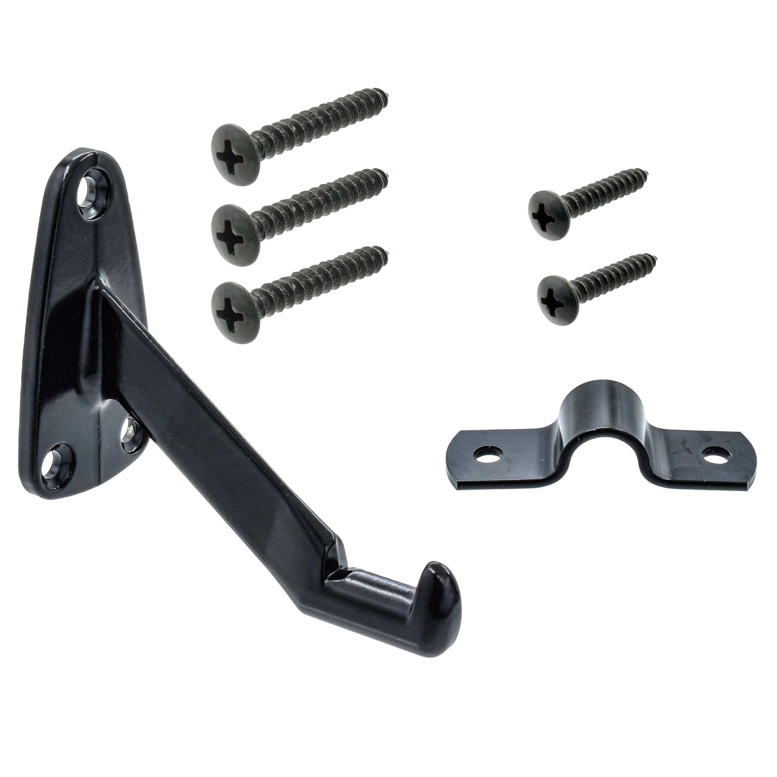 Hillman Extended Neck Handrail Bracket, Black | Canadian Tire
