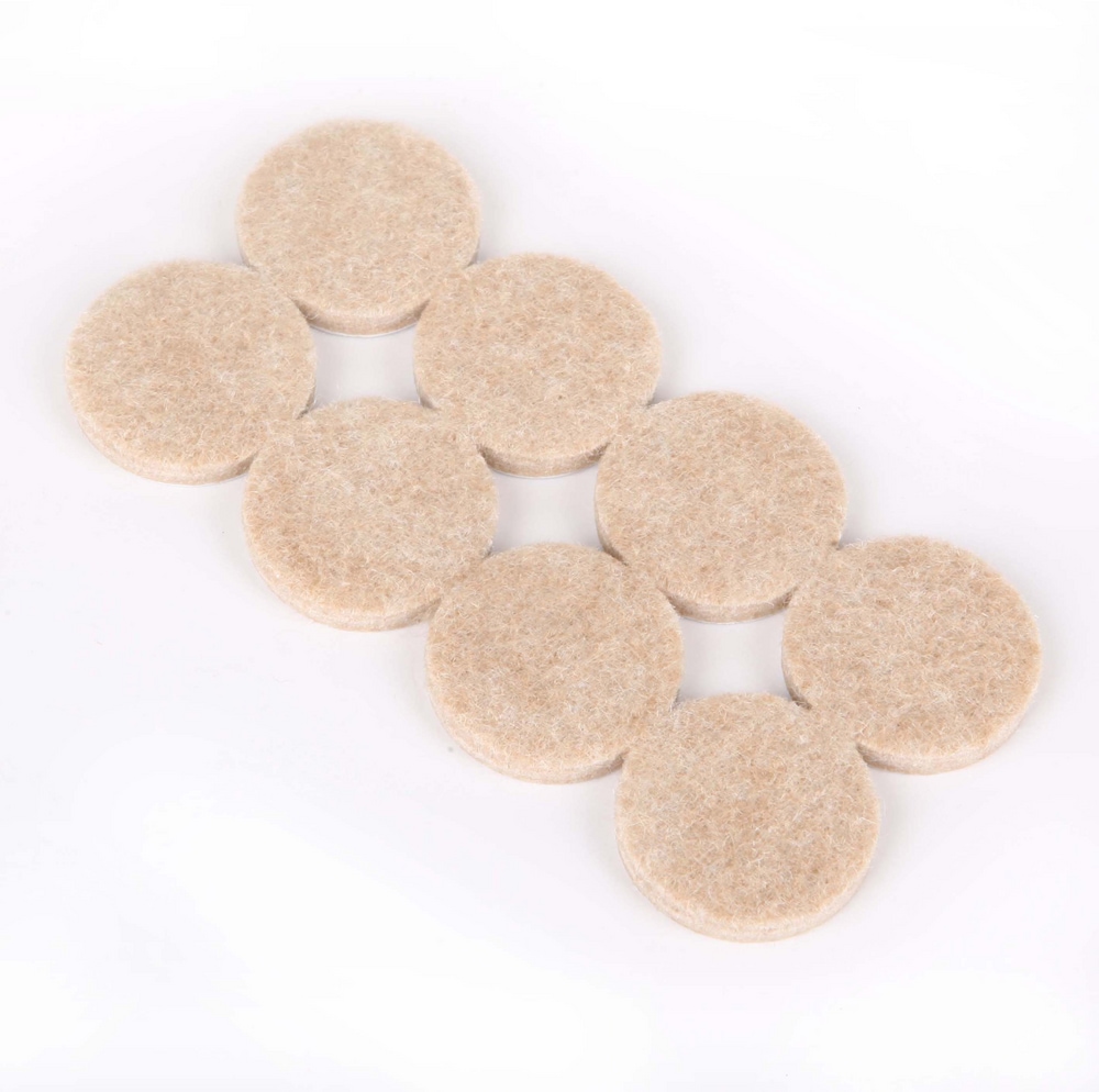 Certified Round Felt Pads, Furniture Protection, 1-1/8-in, Beige, 8-pc ...