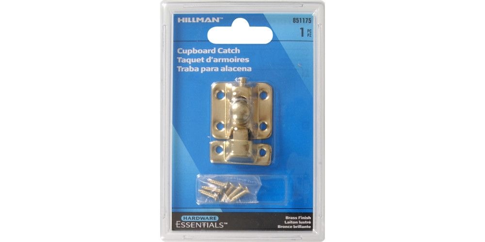 Hillman 851175 Steel Cabinet/Cupboard Hinge Catch, Mounting Hardware ...