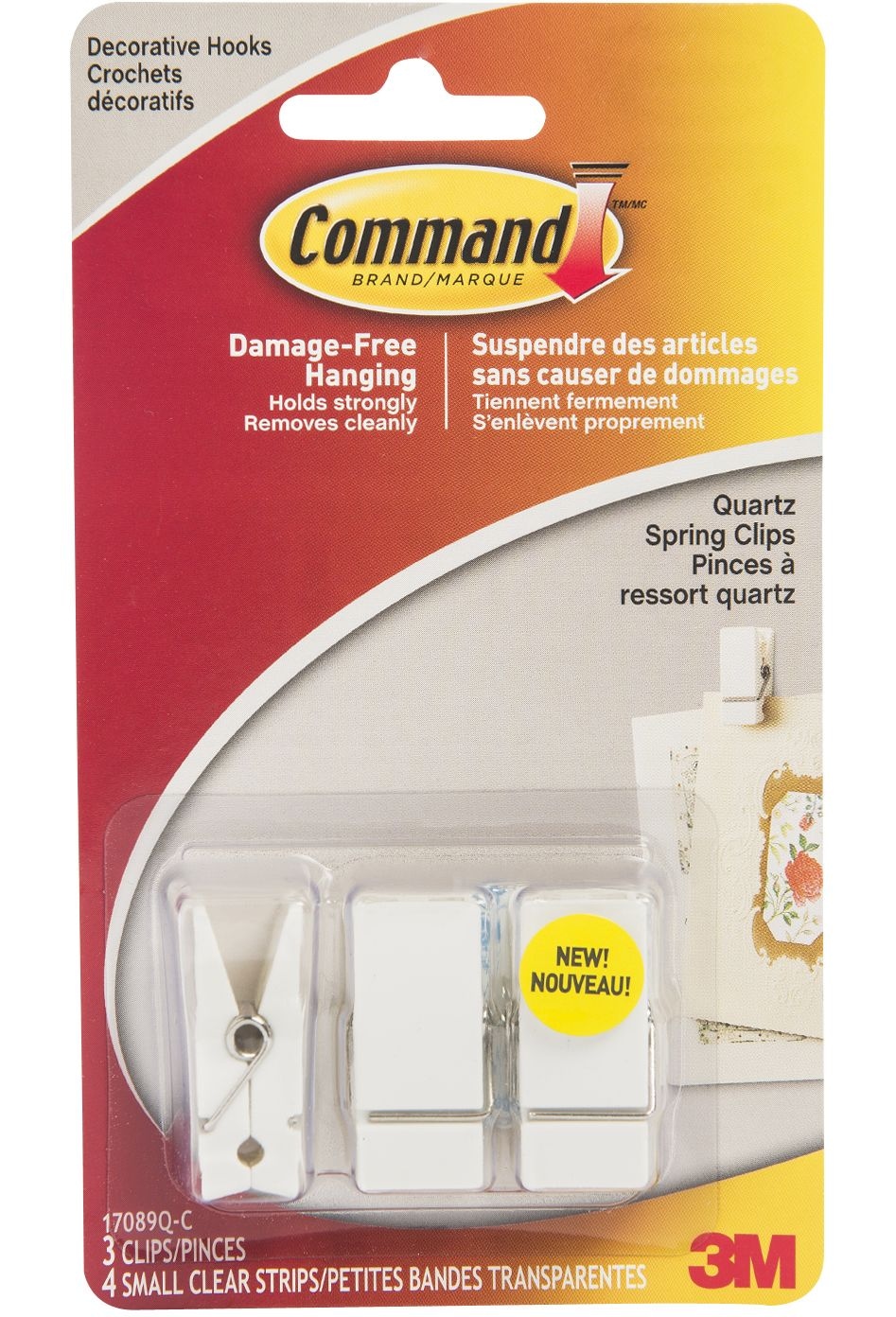 Command spring clip store