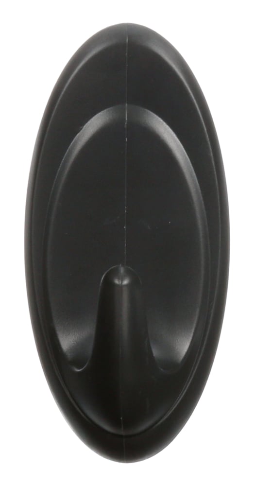 Command Slate Terrace Hooks with Adhesive Strips, Black, 3-lbs, 2-pk ...