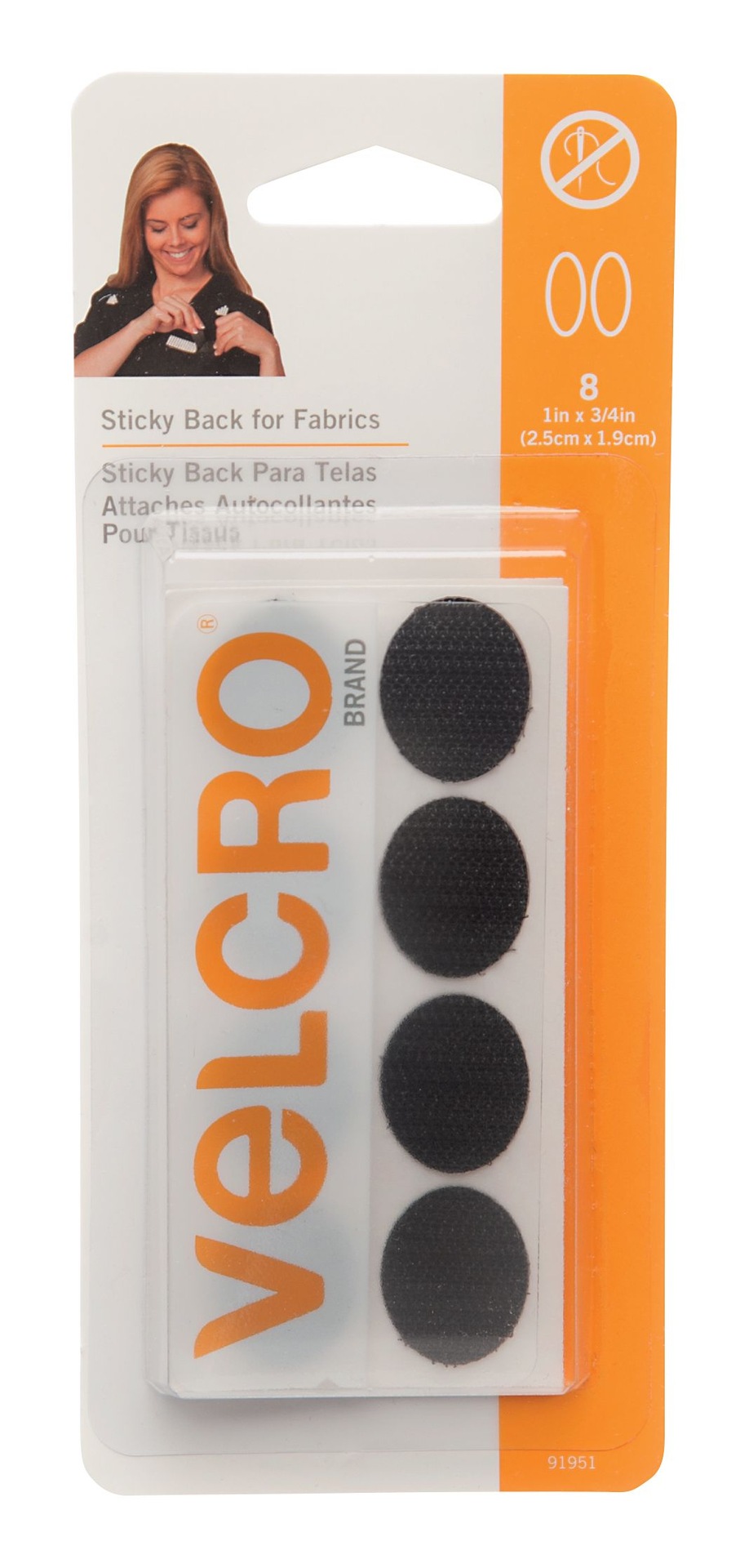 Velcro Sticky Back for Fabrics Ovals | Canadian Tire