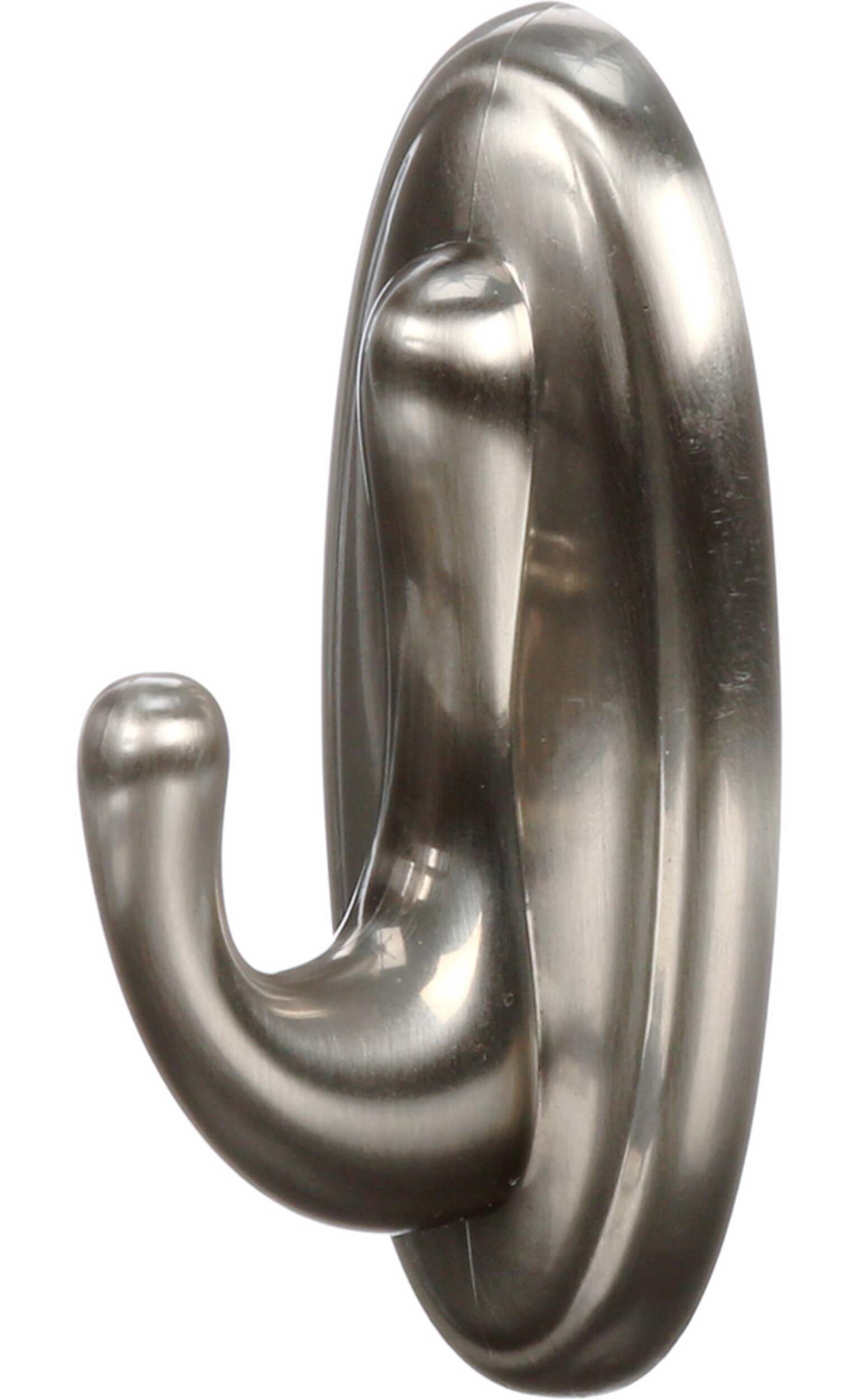 Command Medium Traditional Metallic Hook Value Pack with Adhesive ...