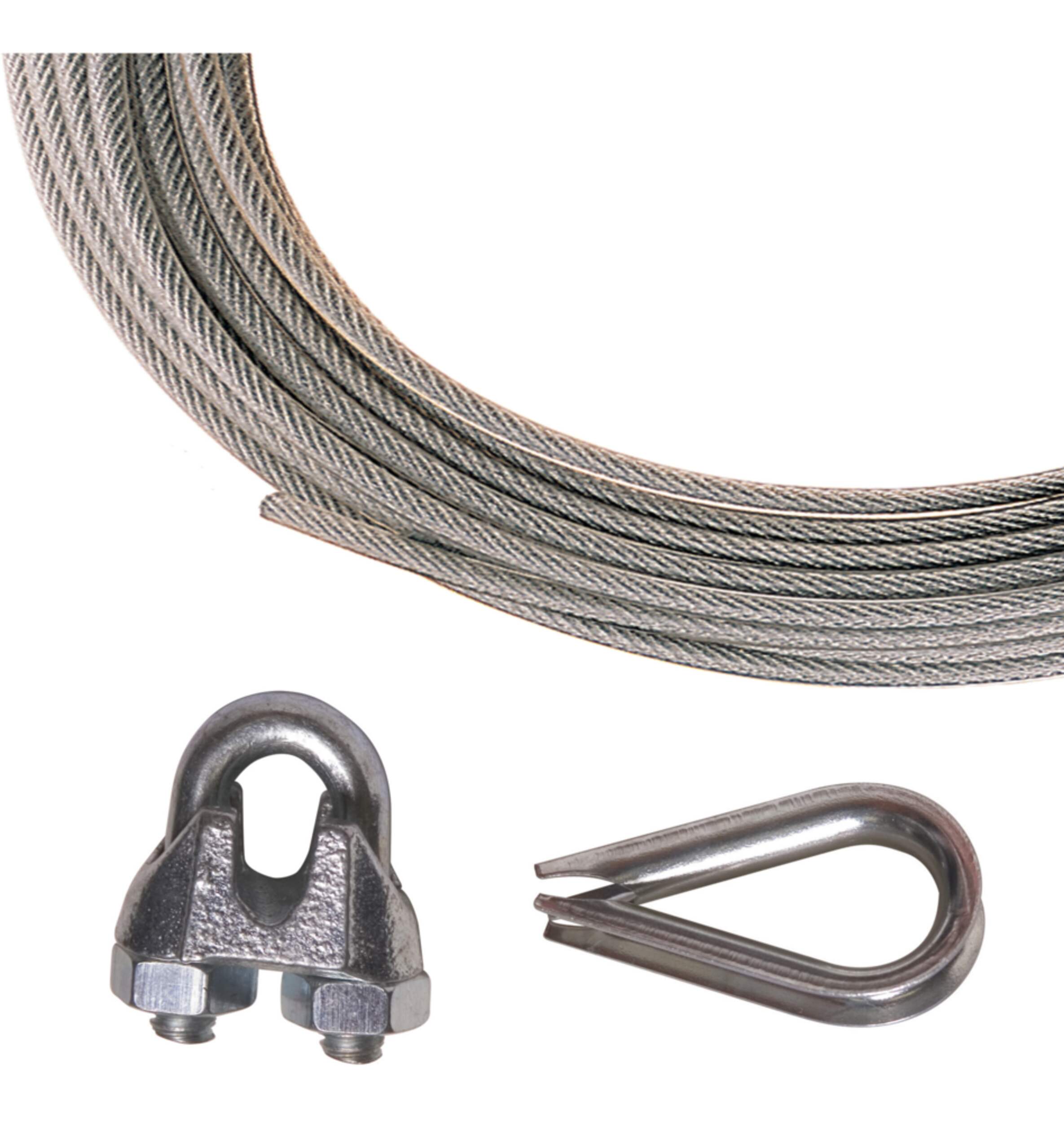Ben-Mor Galvanized Steel Cable, 50-ft, Assorted Sizes | Canadian Tire