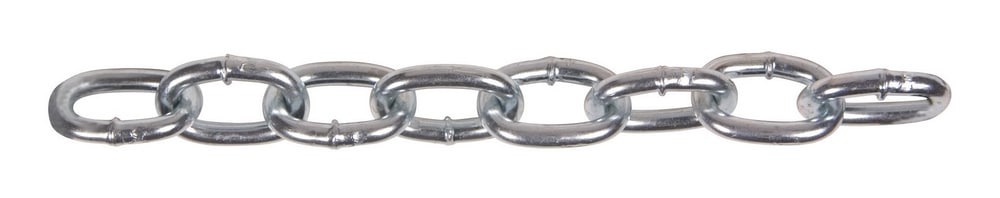 Ben-Mor Grade 2/0 All Purpose Passing Link Coil Chain, Zinc-Plated, 3/ ...