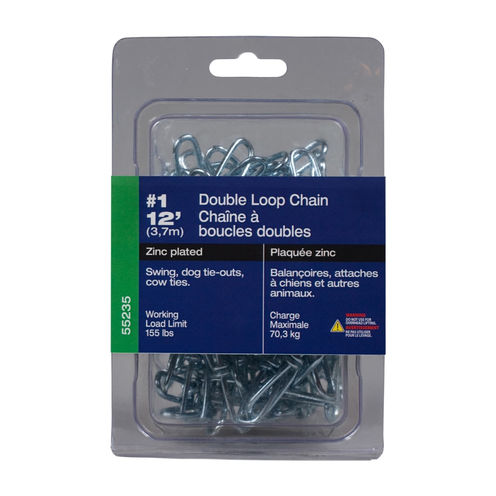Ben-Mor Double Loop Versatile Chain, Zinc-Plated, 12-ft | Canadian Tire